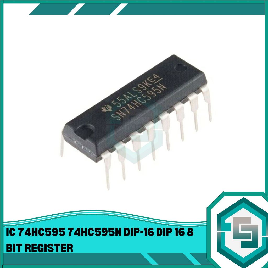 Jual IC 74HC595 74HC595N DIP-16 DIP 16 8 BIT REGISTER | Shopee Indonesia