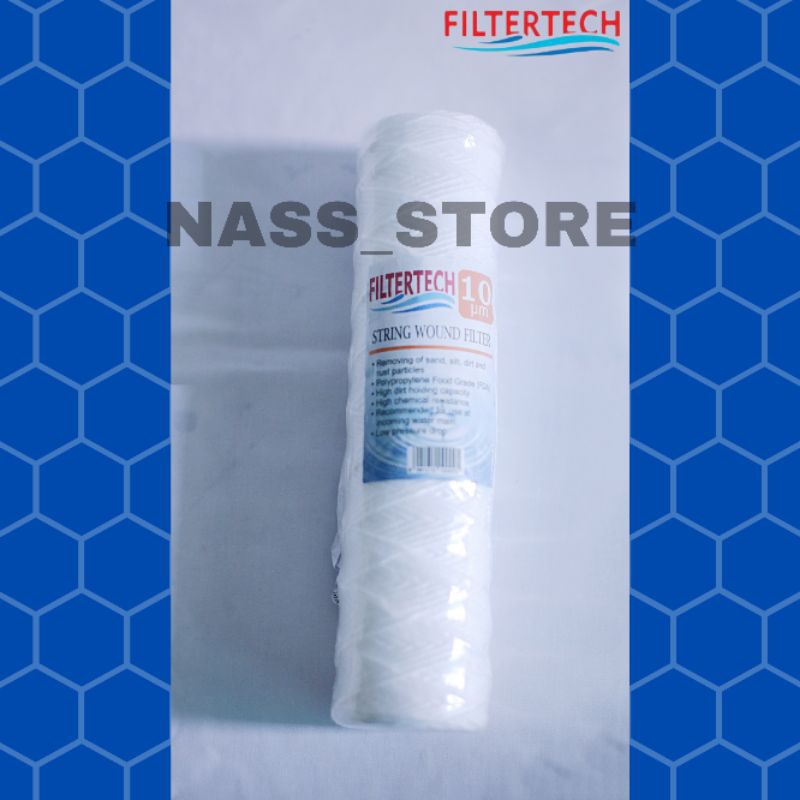 Jual String Wound Cartridge Filter/Cartridge Filter Benang / 10 Inch ...