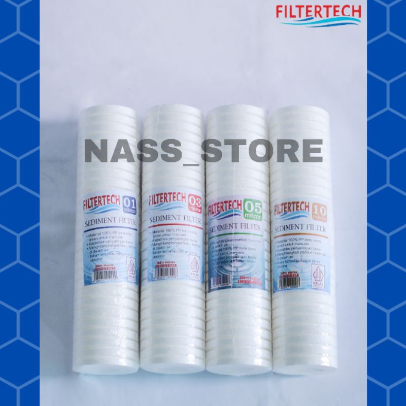 Jual Cartridge Filter Deep Groove / 10 Inch 1, 3, 5, 10 Micron ...