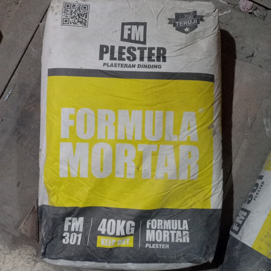 Jual FM 301 FORMULA MORTAR plasteran dinding 40 kg | Shopee Indonesia