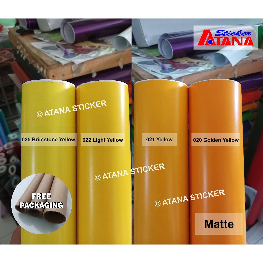 Jual Skotlet Kuning Muda Tua Doff Lemon Brimstone Light Golden Yellow ...