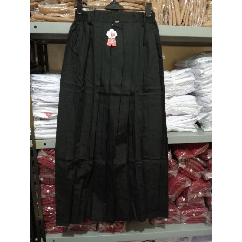 Jual Rok panjang hitam sekolah MI/SD usia 6-12 tahun kelas 1-6 rok seragam sekolah MI | Shopee ...