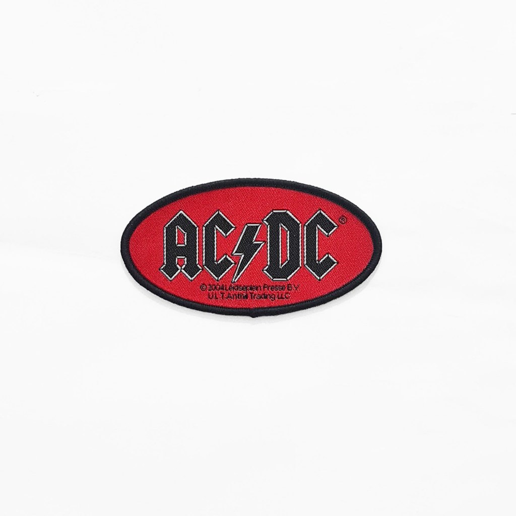 Jual Official AC/DC - Oval Logo Woven Patch | Shopee Indonesia
