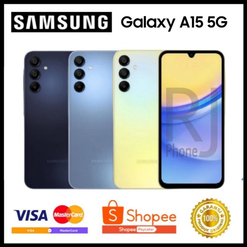 Jual SAMSUNG A15 5G (8GB/256GB) & A15 4G (8GB/256GB) GARANSI RESMI ...