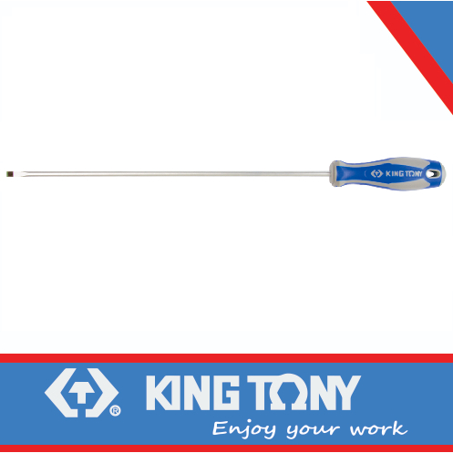 Jual SCREWDRIVER SLOTTED / OBENG MINUS 0.8*5*300MM - KING TONY 14220512 ...