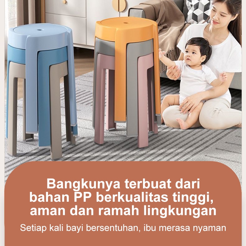 Jual Kursi Makan / Kursi Bulat Minimalis / Kursi Plastik / Kursi Bakso ...