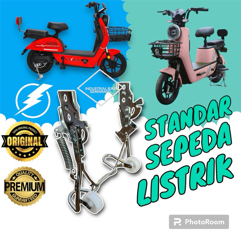 Jual Standar Sepeda Listrik Standart Selis Ukuran Roda 14 Dan 16 inch ...