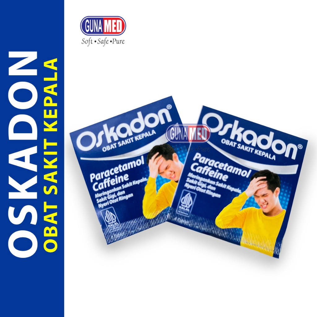 Jual OSKADON OBAT SAKIT KEPALA ISI 4 TABLET - Meringankan sakit kepala ...