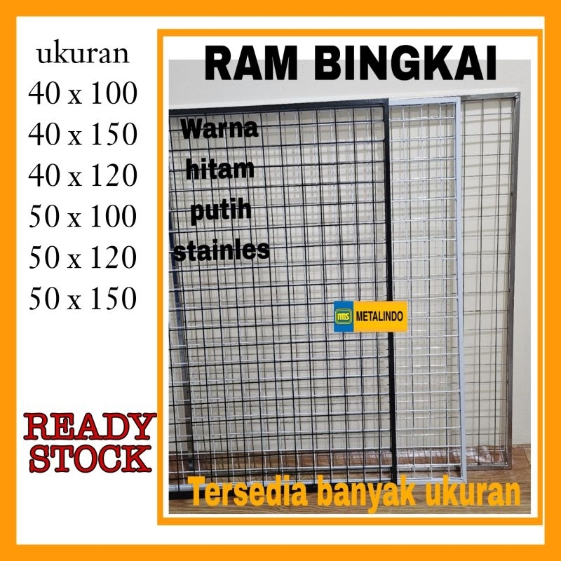 Jual Jaring ram bingkai besi tebal ukuran sedang Kawat display ...