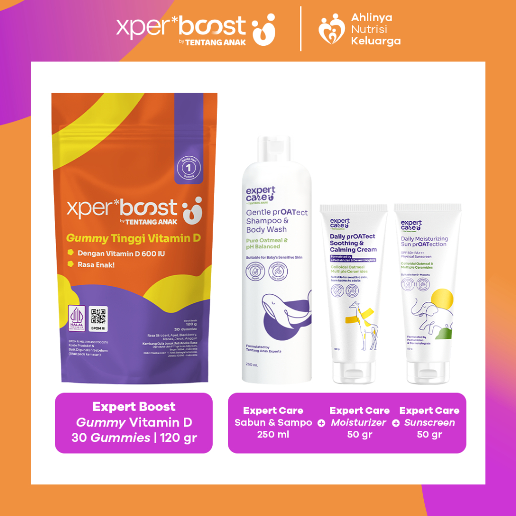 Jual Expert Boost - Paket Bundling | Gummy Vitamin D 600 IU + Expert ...