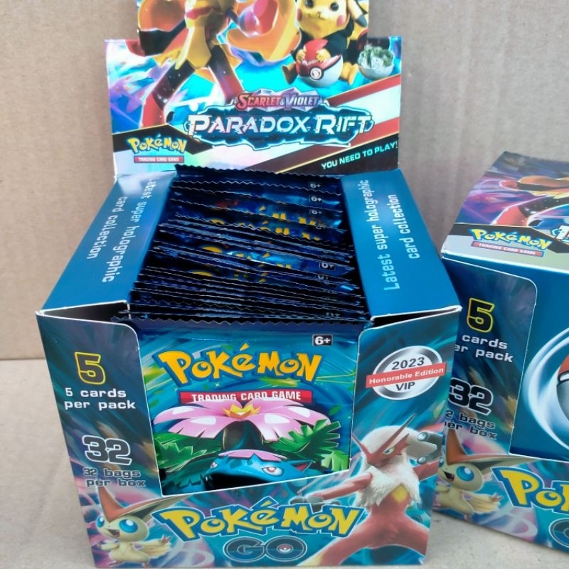 Jual 36 SACHET 360pcs Mainan Kartu POKEMON TCG Boster Charizar ...