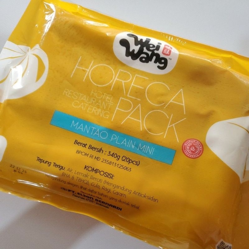 Jual WEI WANG MANTAO PLAIN MINI ISI 20 PCS / FAST RESPON | Shopee Indonesia