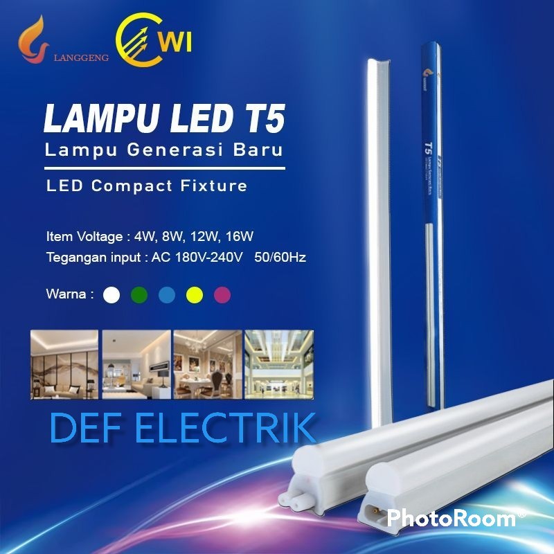 Jual LAMPU SET T5 LED 120CM TL NEON LED TUBE 120CM | Shopee Indonesia