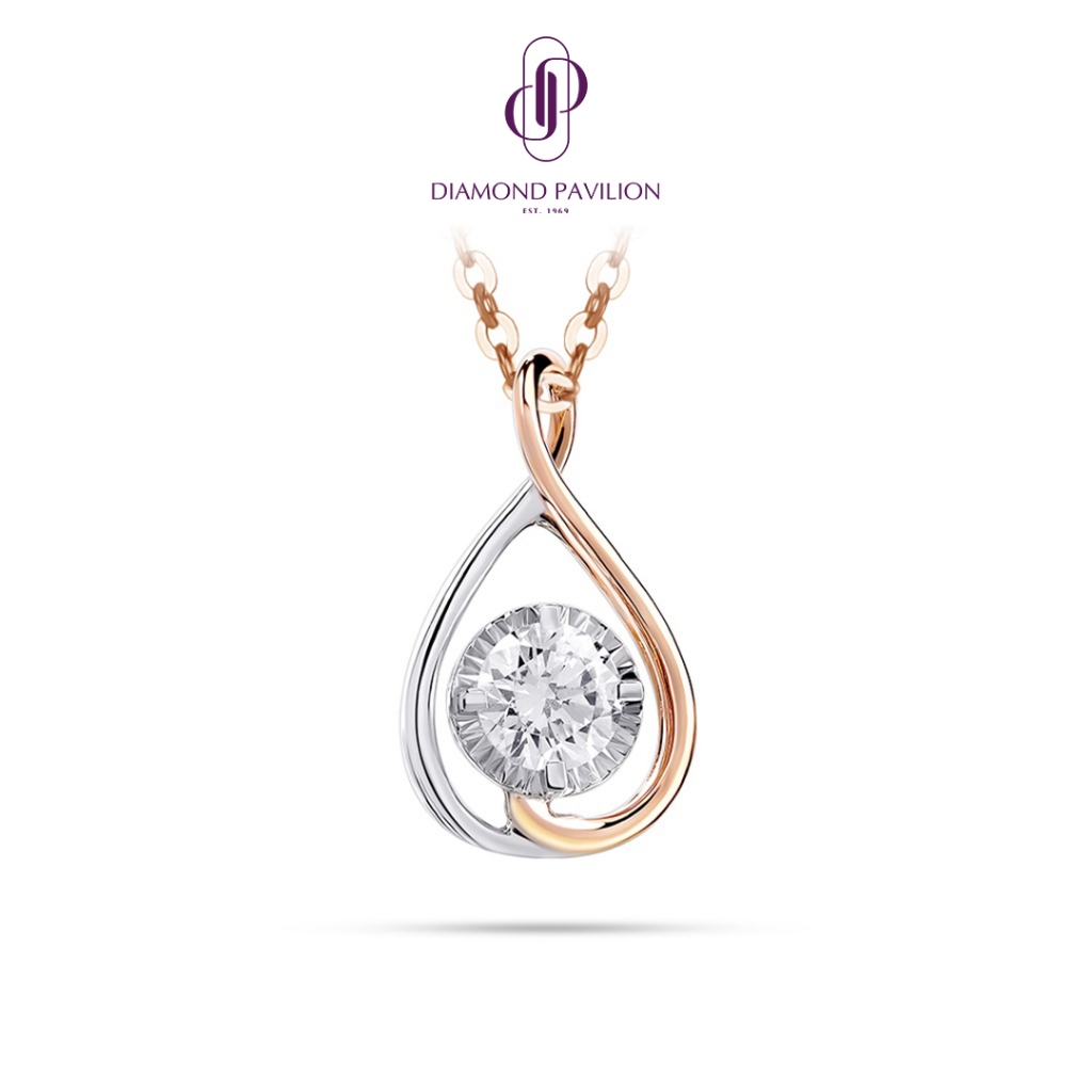 Jual Diamond Pavilion Liontin Emas Batu Berlian Kavya Pendant | Shopee ...