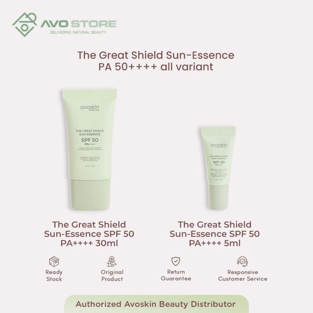 Jual Avoskin The Great Shield Sun-Essence SPF 50 PA ++++! | Shopee ...