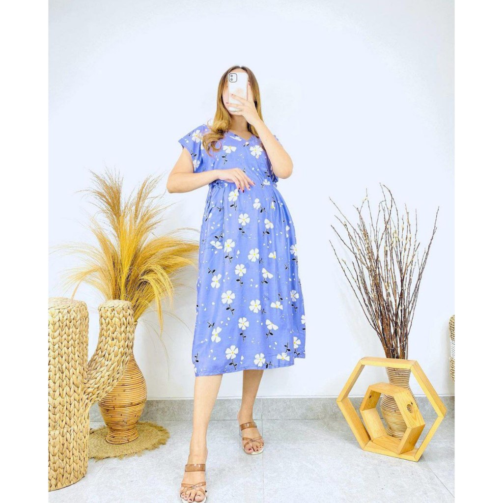 Jual Benang Raja Daster Kimono Jumbo Bunga Daissy | Shopee Indonesia