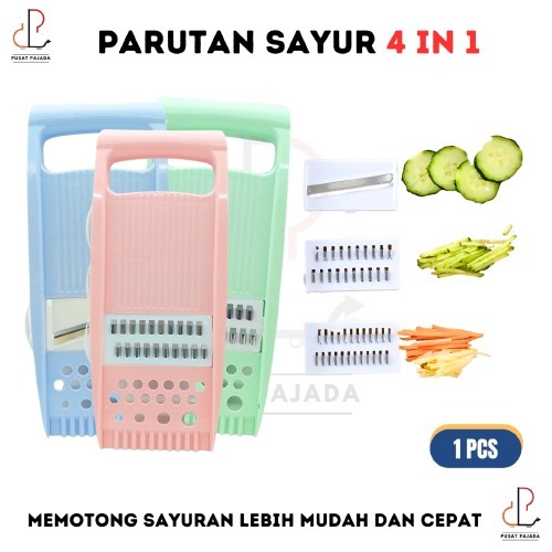 Jual Parutan Serbaguna 4IN1 Alat Parut Pemotong Sayur Buah Kentang ...