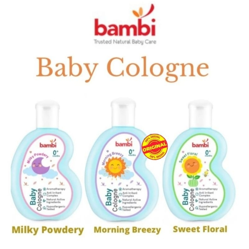 Jual Parfum Bayi Bambi Baby Cologne Bayi Anak Wangi Lembut Harum WITH ...