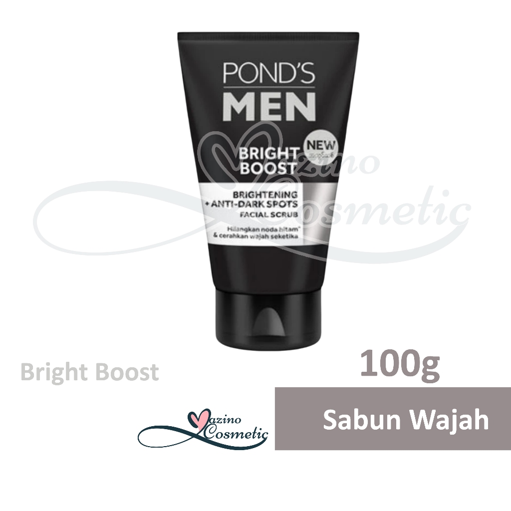 Jual Ponds Men Facial Wash Bright Boost 100g | Shopee Indonesia