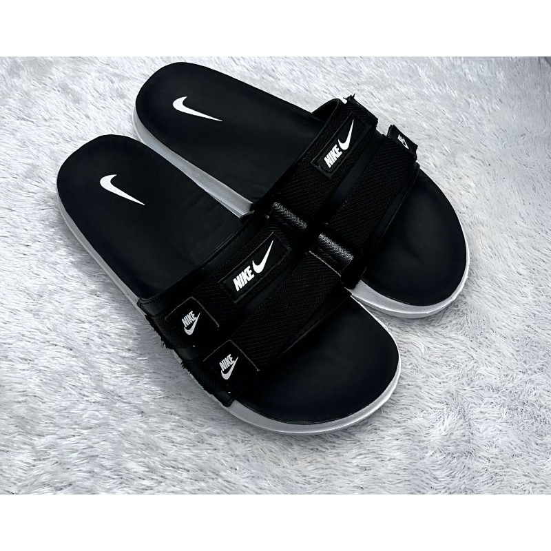 Jual Sandal Slop pria Wanita Terbaru Merk Nike Tali Webbing | Shopee ...