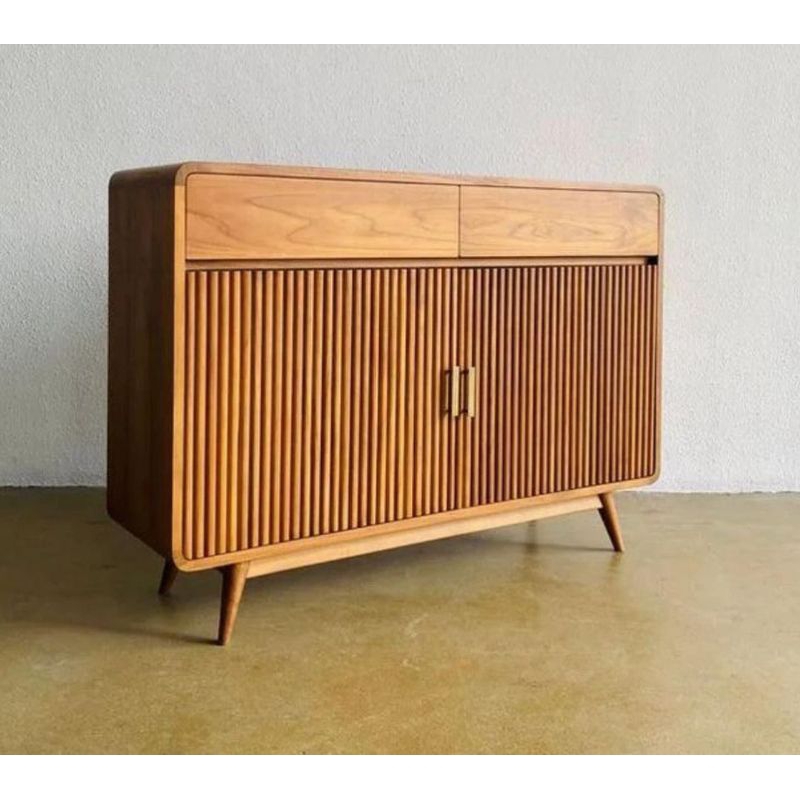 Jual Buffet bufet credenza 120 cm 150 cm meja tv kayu jati ukir pahat ...