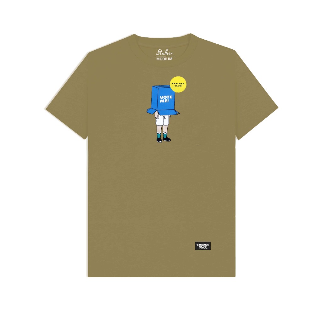 Jual STALKER - T-SHIRT BASIC VOTE ME - KAOS BASIC KHAKY - TSHIRT DISTRO ... Jual STALKER - T-SHIRT BASIC VOTE ME - KAOS BASIC KHAKY - TSHIRT DISTRO ...