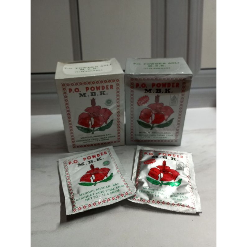 Jual P.O MBK Powder Silver/Putih Box (isi 12)/Bedak MBK Super/biasa ...