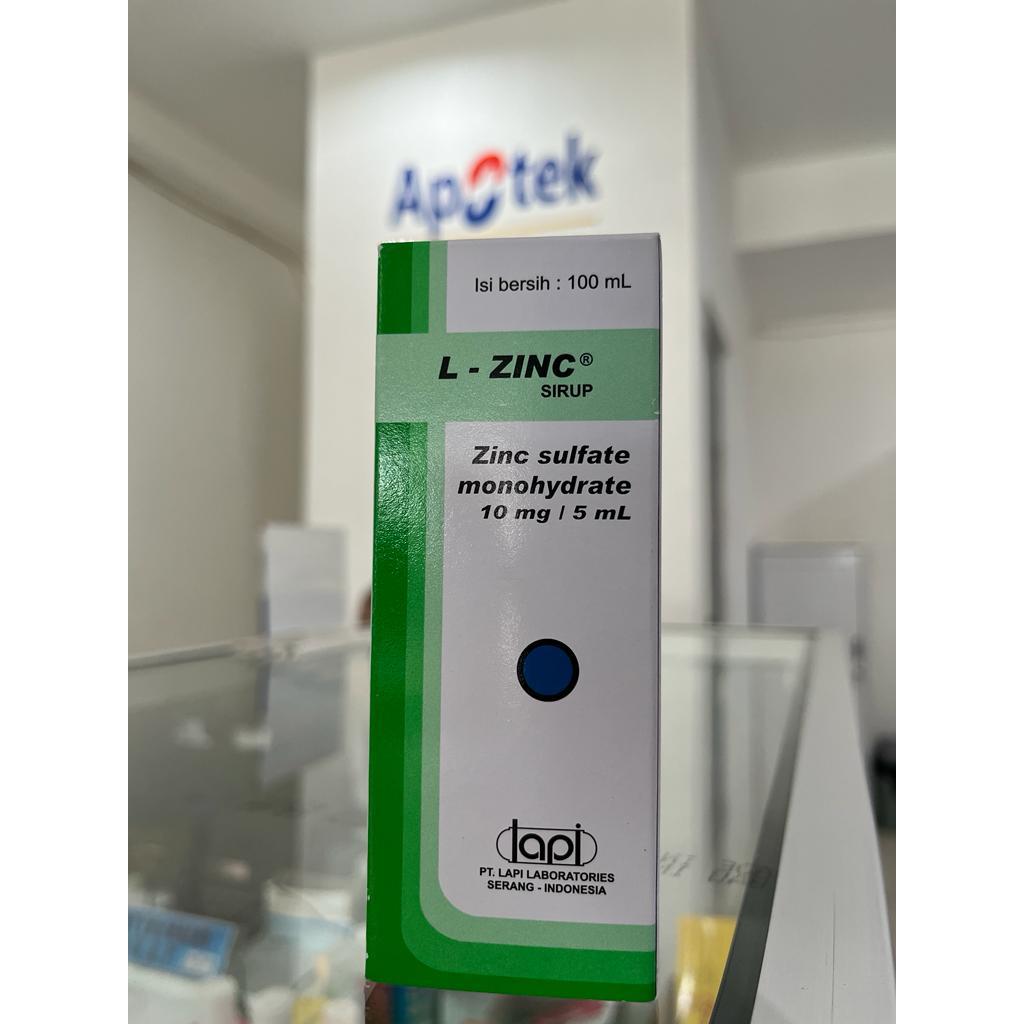 Jual L-Zinc Sirup 100 ml | Shopee Indonesia