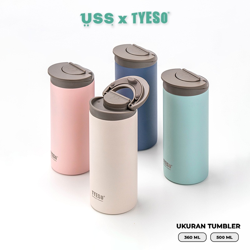 Jual USS x Tyeso Botol Minum Aesthetic 360ml Stainless Steel Ori TS-8840 Tahan Panas dan dingin ...