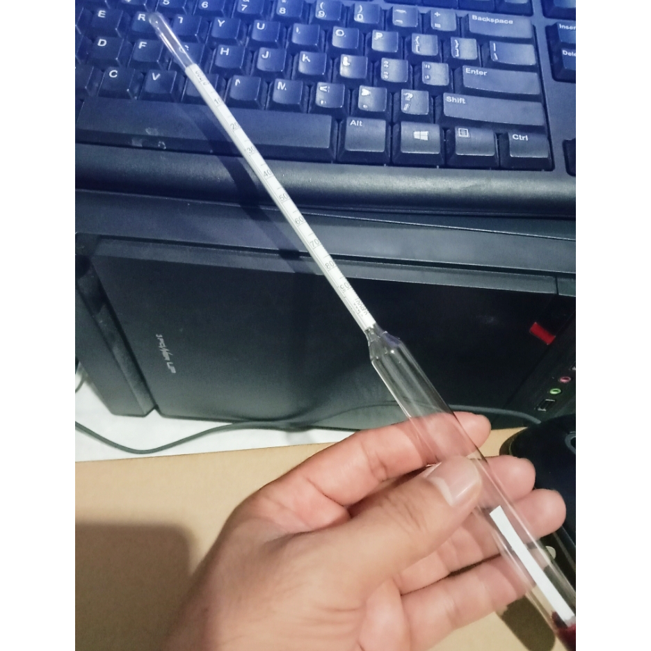 Jual Hydrometer Untuk Test Density Solar Range 0.800 -0.900 /800 - 900 ...