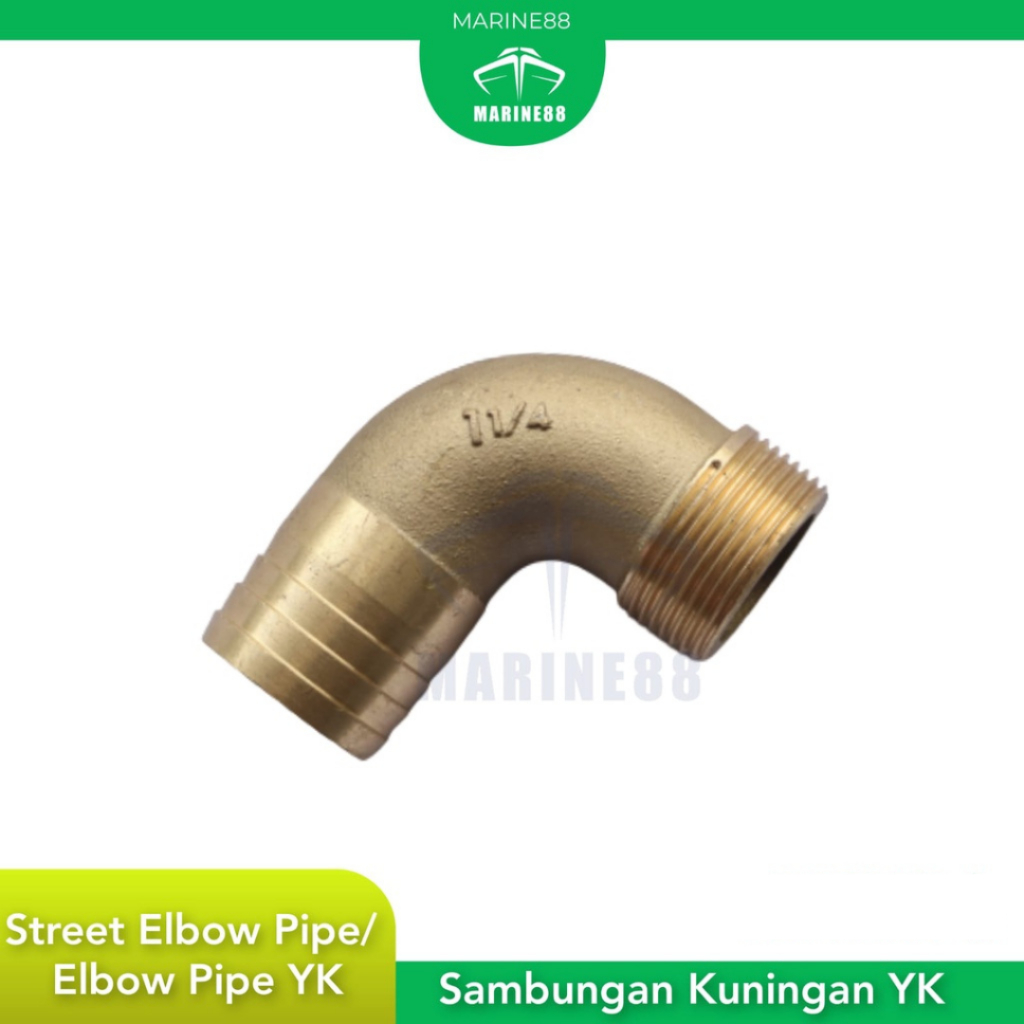 Jual STREET ELBOW PIPE 1"1/2 /ELBOW PIPE / Sambungan Kuningan YK ...