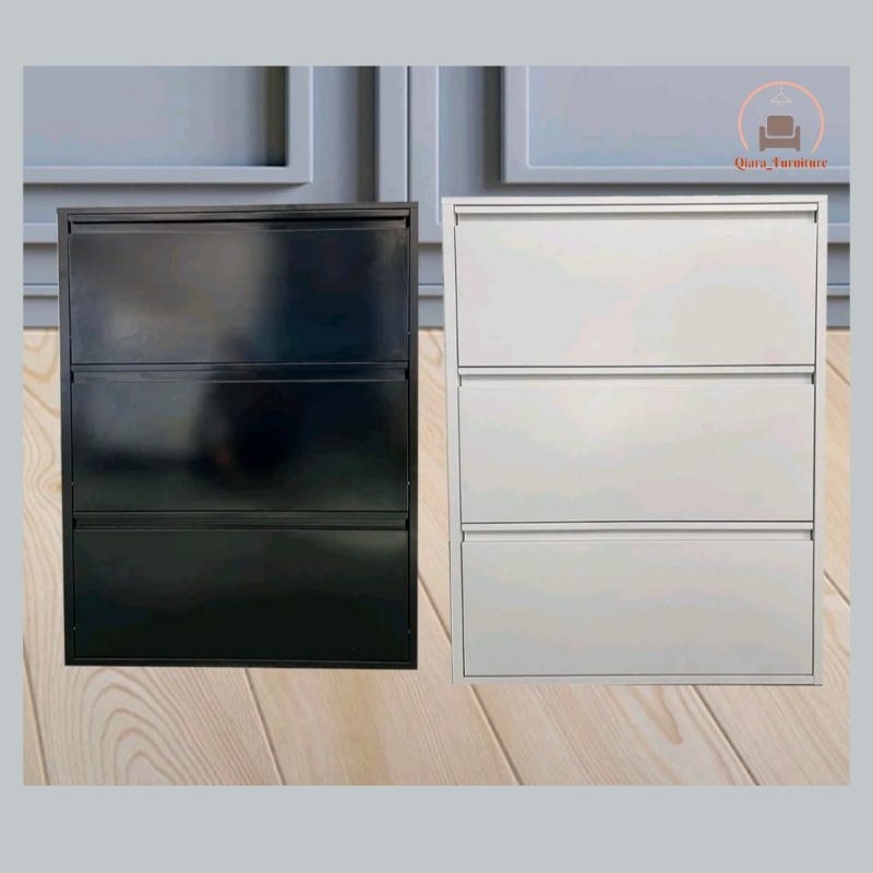 Jual Rak Sepatu Besi 3 susun - CS01 3D | Shopee Indonesia