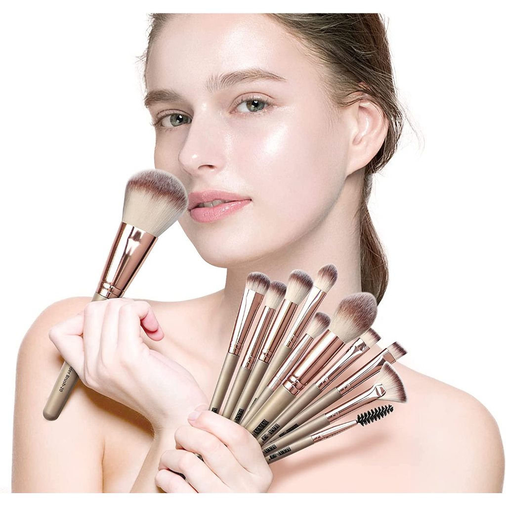 Jual MAANGE 20 Pcs Exclusive Brush Set Brush Make Up Profesional Alat ...