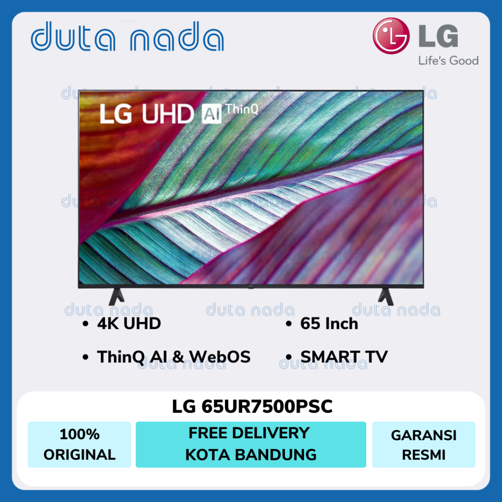 Jual LG Smart TV 4K UHD 65 Inch 65UR7500 / 65UR7500PSC | Shopee Indonesia