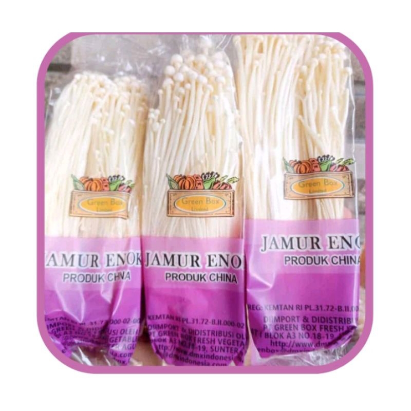 Jual Jamur Enoki China Fresh | Shopee Indonesia