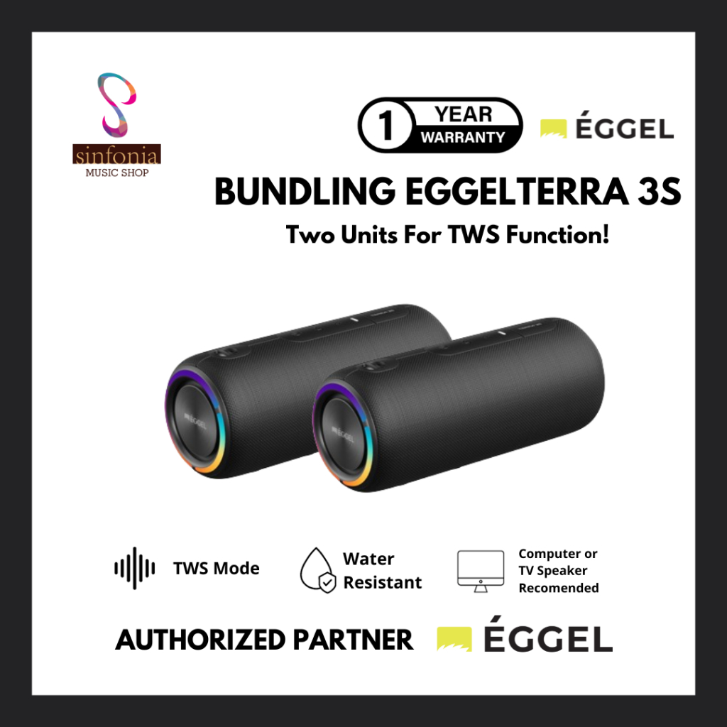 Jual Bundling Two Unit Eggel Terra 3S For Tws Function Bluetooth ...