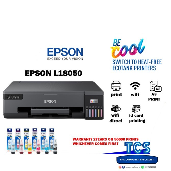 Jual Epson EcoTank L18050 Ink Tank Printer Photo WiFi A3 | Shopee Indonesia