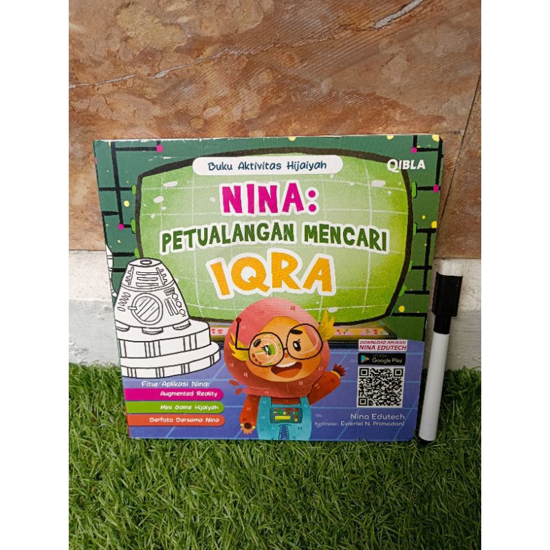Jual Buku Aktivitas Hijaiyah Nina : Petualangan Mencari Iqra Qibla Boardbook Iqra wipe and clean ...