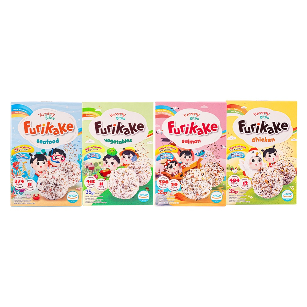 Jual Yummy Bites Furikake Rumput Laut Tabur / Kemasan Sachet / Rumput ...
