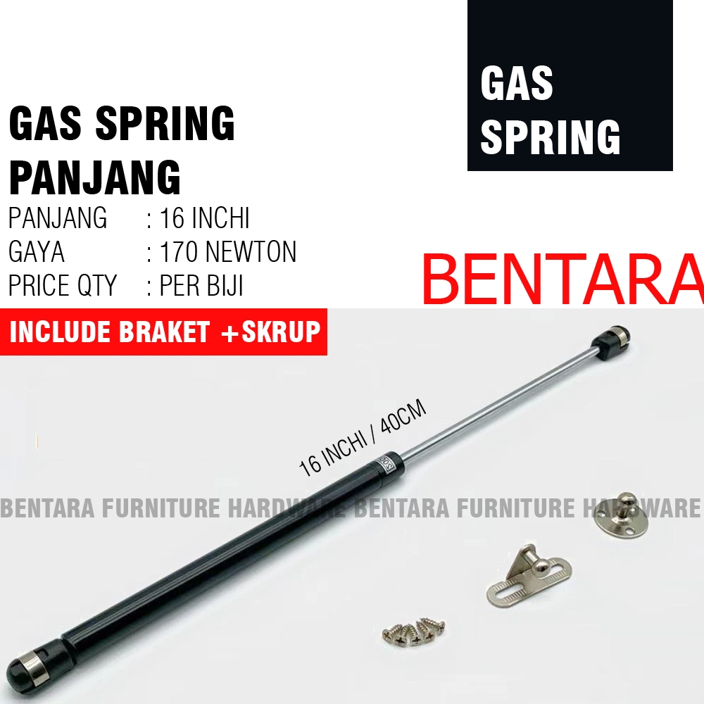Jual GAS SPRING 16 INCHI x 170 NEWTON HIDROLIK - Upward Hidrolik Pintu Kabinet DAPUR KITCHEN ...