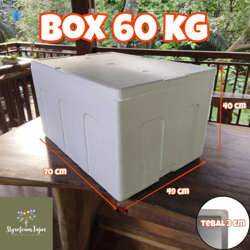 Jual Styrofoam Box 60 kg 70 x 49 x 40 cm | Shopee Indonesia