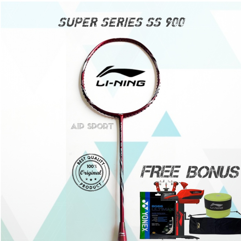 Jual Raket Badminton Lining Super Series 900 Original | Shopee Indonesia