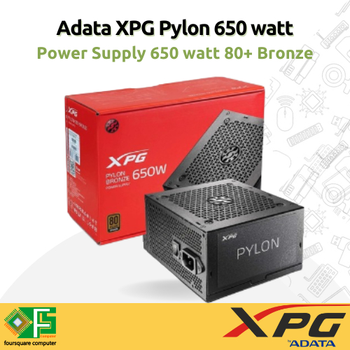 Jual PSU Adata XPG Pylon 650 Watt 80+ Bronze Power Supply 650W | Shopee ...