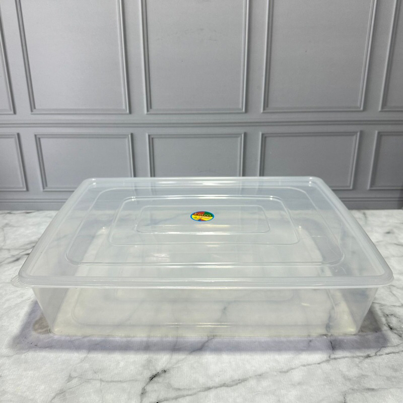 Jual TEMPAT DONAT PLASTIK BESAR KOTAK DONUT 6,8 LITER | Shopee Indonesia