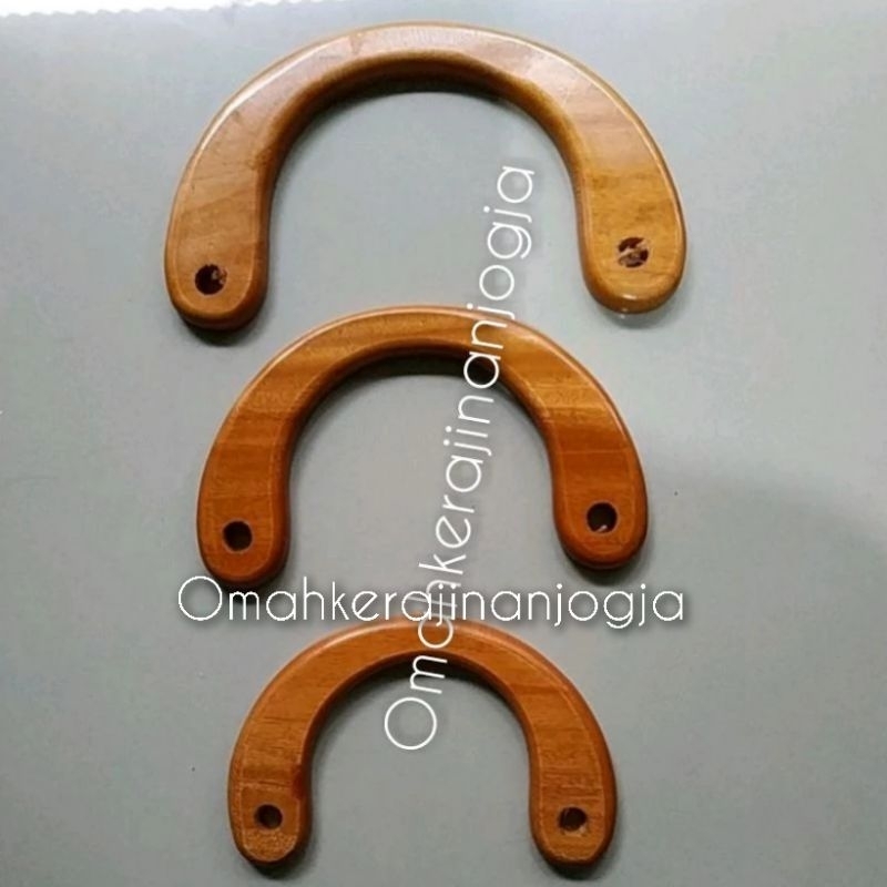 Jual handle tas , handle , gagang kayu , handle kayu per 1BIJI | Shopee ...