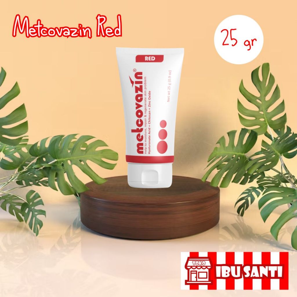 Jual METCOVAZIN RED 25 GRAM SALEP LUKA BAKAR MELEPUH GATAL ORIGINAL ...