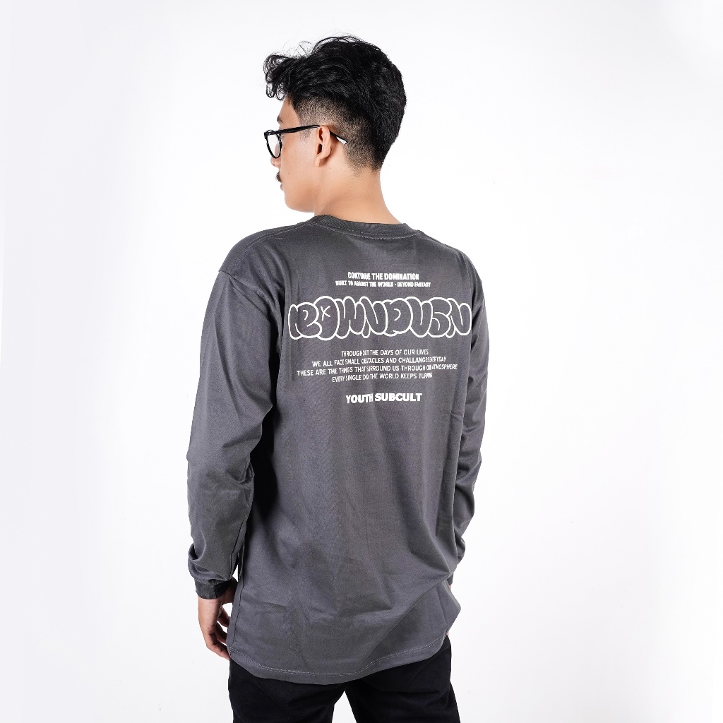 Jual Rown Division Official Longsleeve - Rowndvsn Kaos Panjang Payton ...
