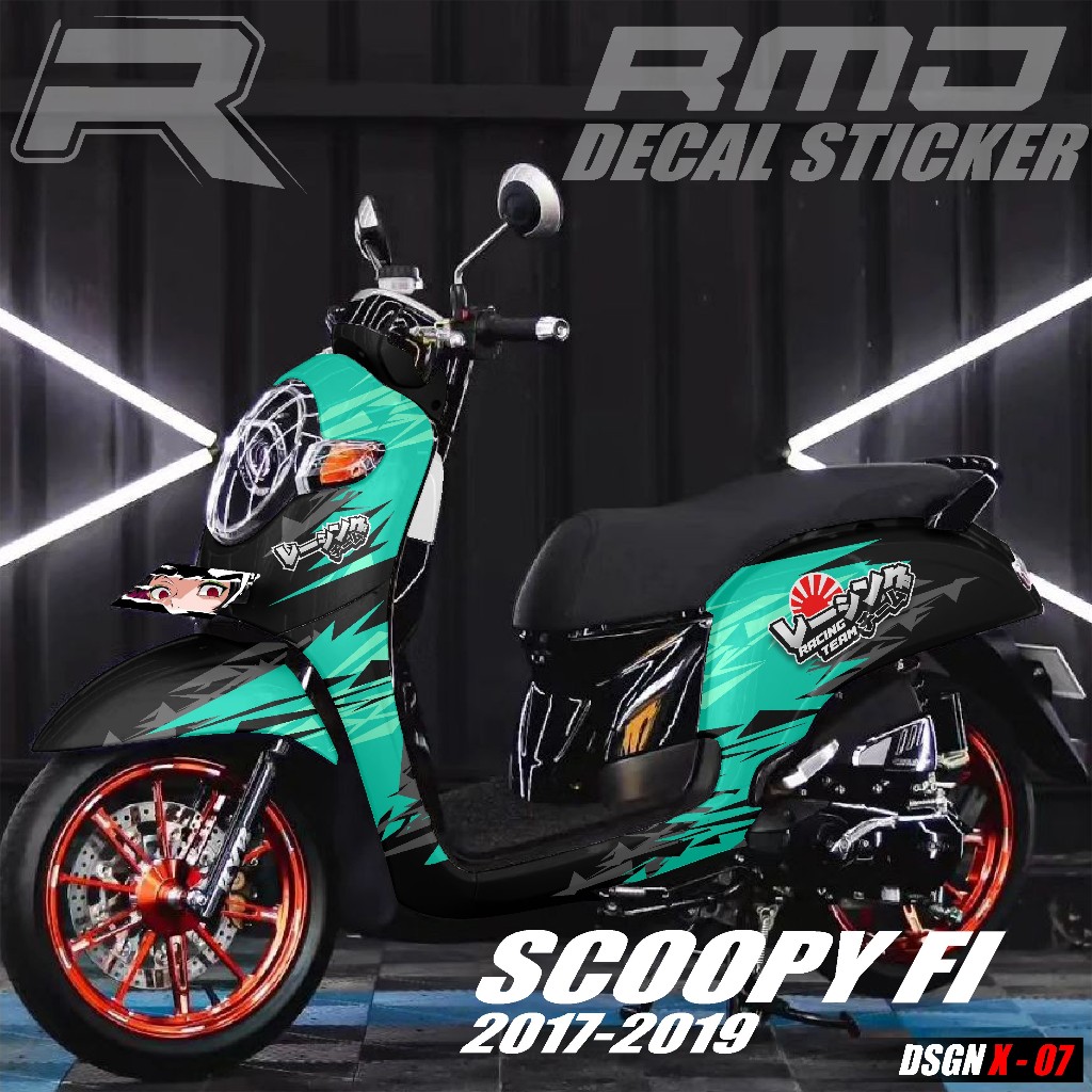 Jual Decal Scoopy Full Body Sticker Dekal Stiker Scoopy FI 2018 2019 ...