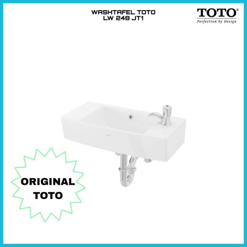Jual Wastafel Gantung TOTO LW 248 JT1 / Wall Hung Lavatory TOTO ...