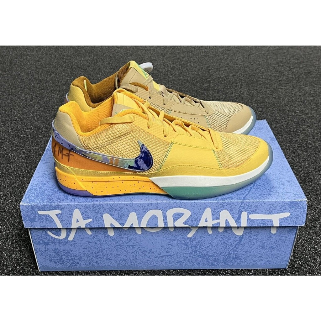 Jual Sepatu Basket Nike JA 1 - MISMATCH YELLOW | Shopee Indonesia